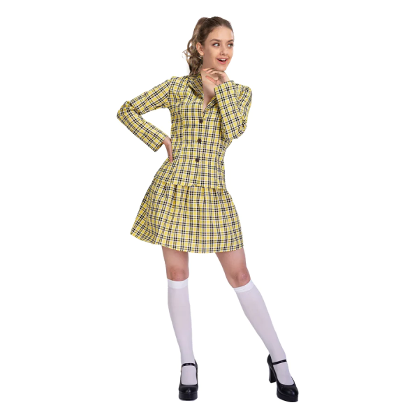 Adult 90s Preppy School Girl Costume - Costume Wonderland