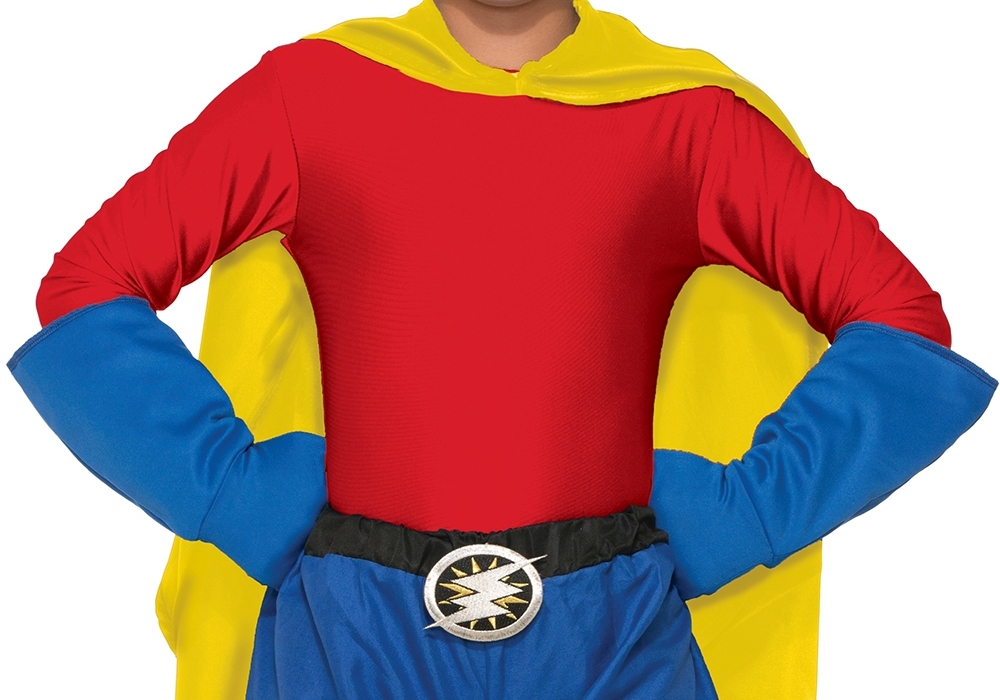 Super Hero Elbow Length Gloves - Costume Wonderland