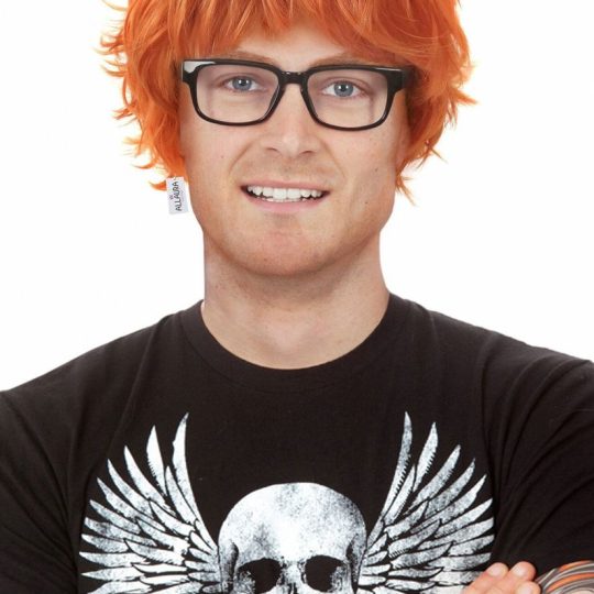 Ed Sheeran Wig Costume Kit - Costume Wonderland
