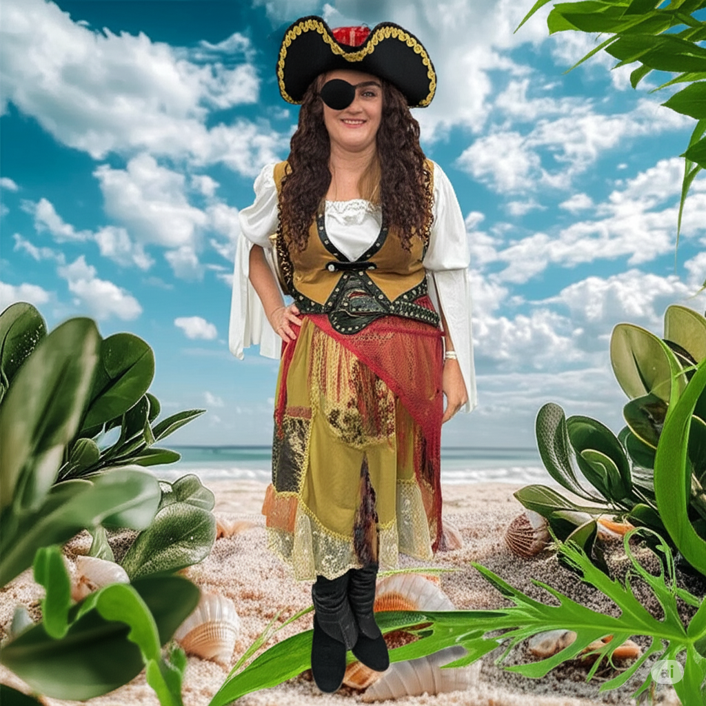 Set Sail in Style with High Seas Pirate Lady Costume