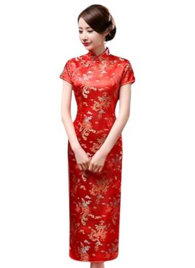 Red Rose Chong Sam - Costume Wonderland